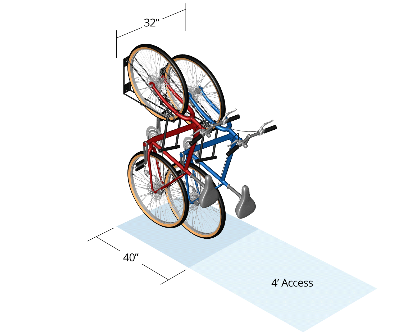 Bike Parking Layout And Design Dimensions CycleSafe