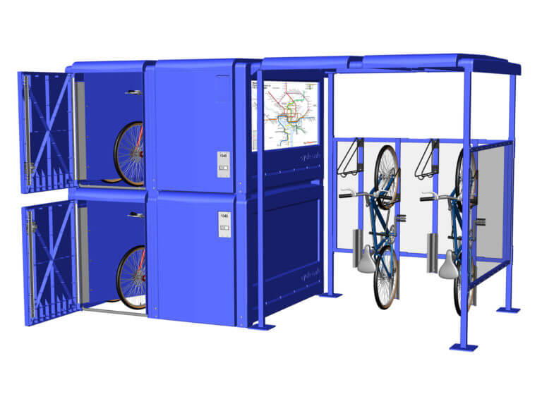 Bike Stations - Modular Secure Bike Parking | CycleSafe