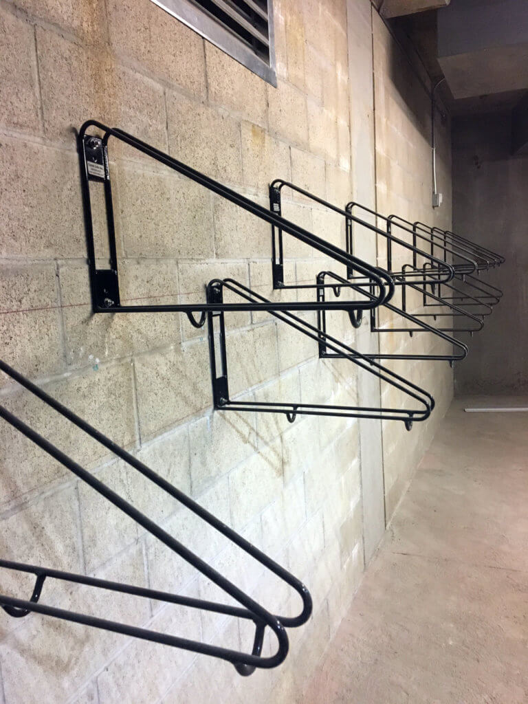 Bike Wall Rack - Vertical Bike Room Storage | CycleSafe