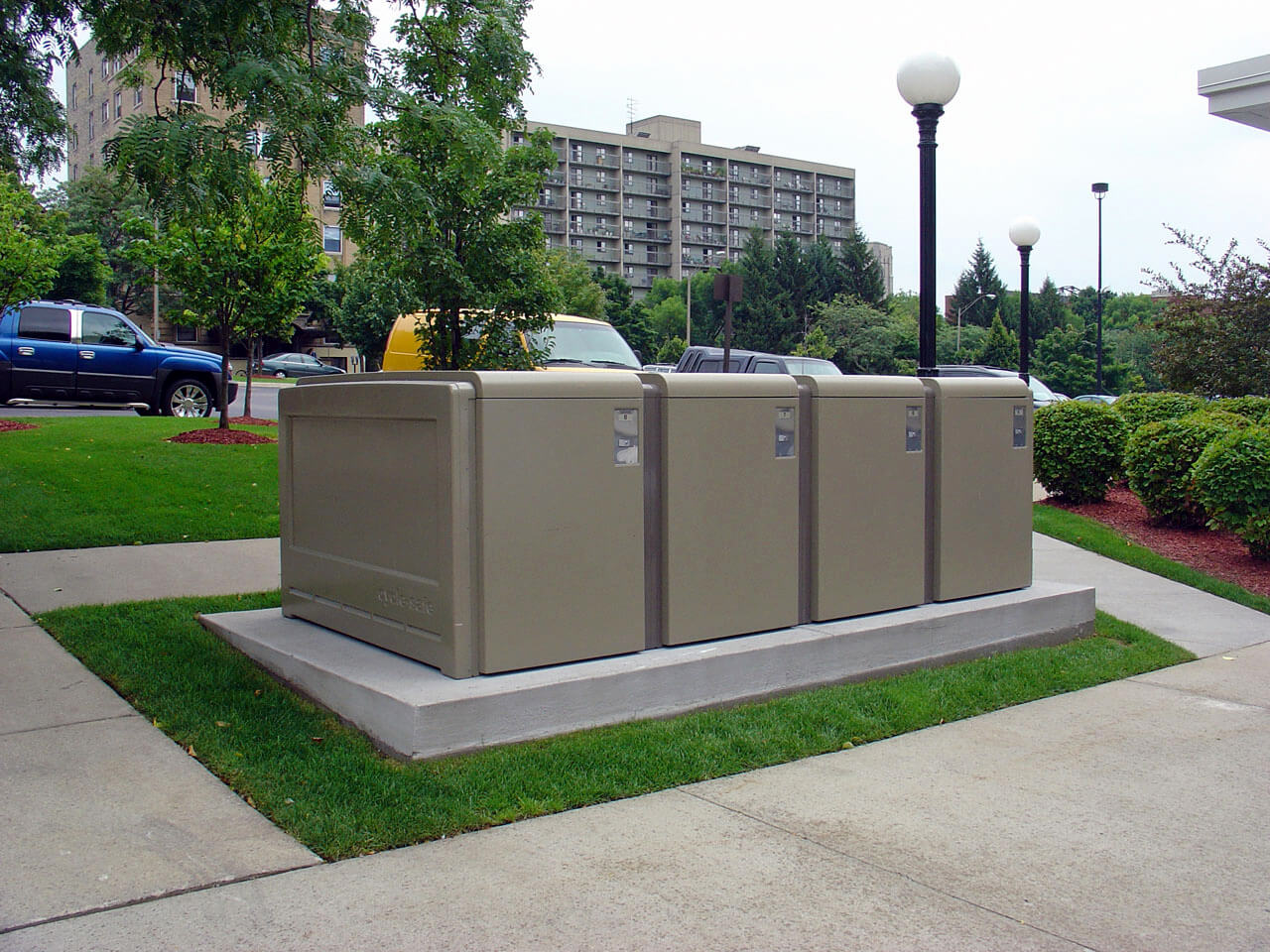 Characteristics of a Well Designed Bike Locker Installation | CycleSafe